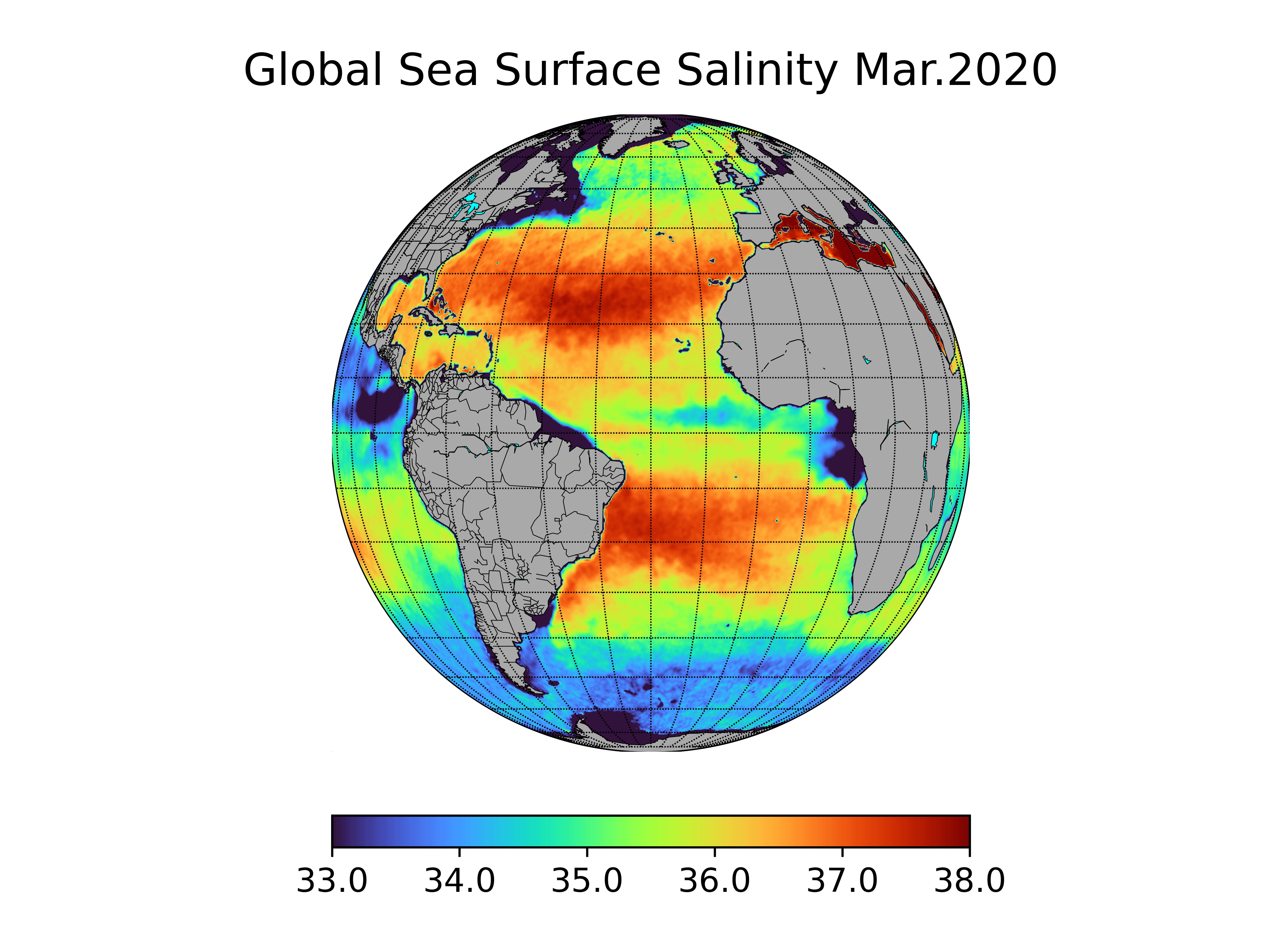 SMAP海洋表面盐度（SSS）数据可视化——Python实现 | 洛沐の人间客栈