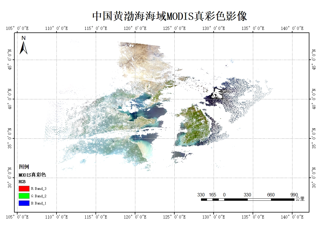 MODIS L1B数据辐射定标几何校正云掩膜波段合成Python批处理代码实现 | 洛沐の人间客栈